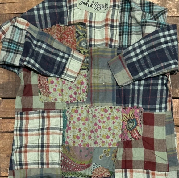 Jaded Gypsy | Tops | Cottagecore Easy Weekend Flannel | Poshmark